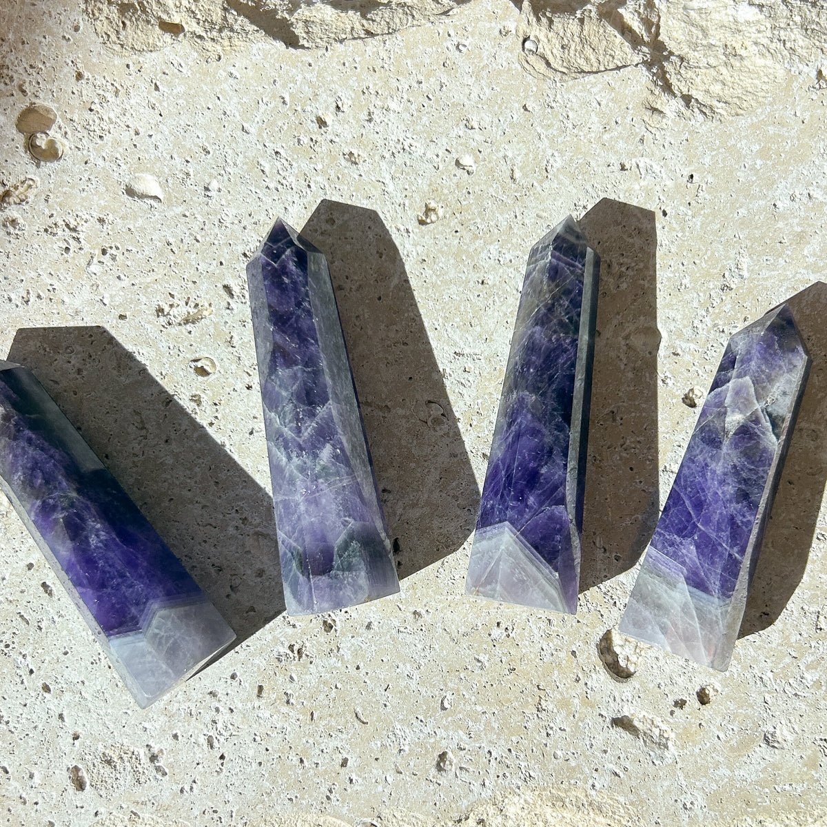 Natural Amethyst Crystal Tower – Kumi Oils
